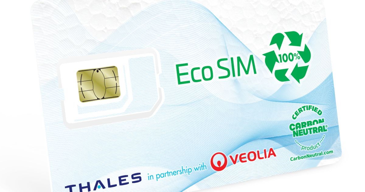 A greener way to call? Thales, Veolia introduce recycled SIM card ...
