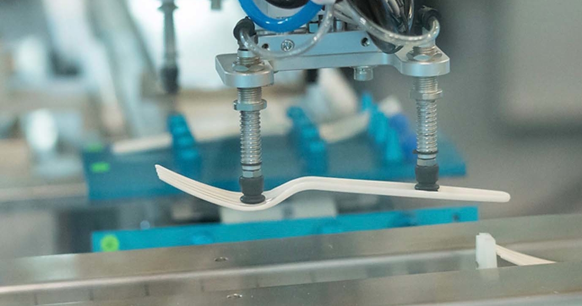 Compostable straw maker expands with plant for PHA cutlery | Plastics News