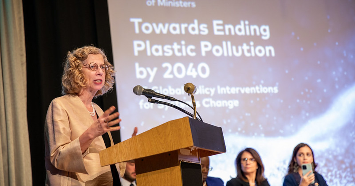 Plastics treaty must avoid climate mistakes, UNEP leader says ...