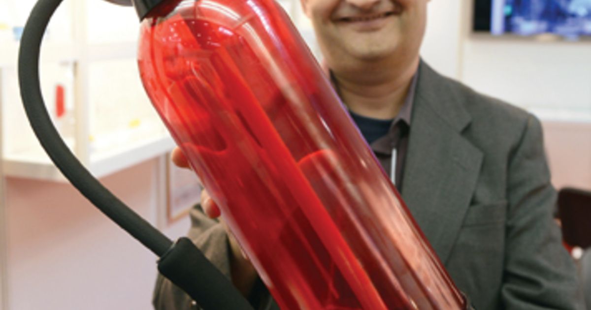Japanese-firm-designs-plastic-fire-extinguisher | Plastics News
