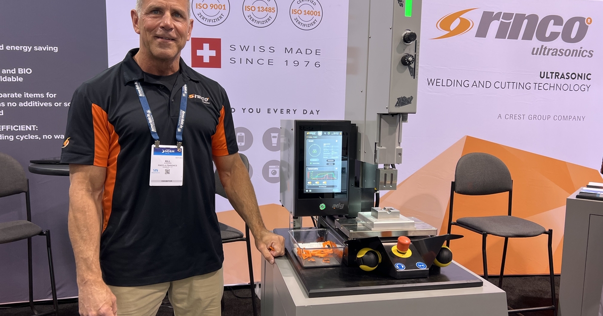 Rinco's new-generation ultrasonic welding machines offer traceability ...