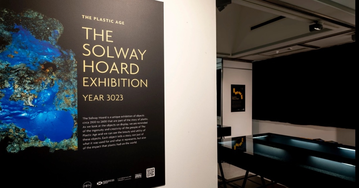 A museum exhibit looks at plastics today from a 'future' perspective ...