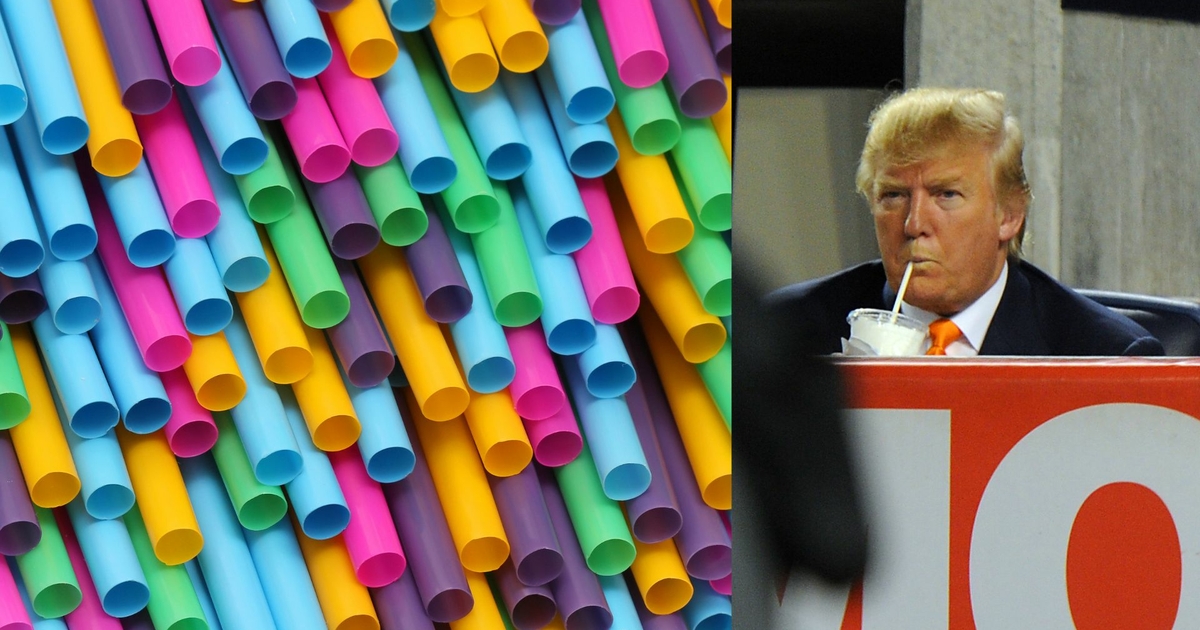 Trump plans executive order on straws, saying its time to go ‘Back to ...