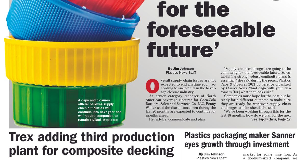 Digital edition Plastics News | Nov. 1, 2021 | Plastics News