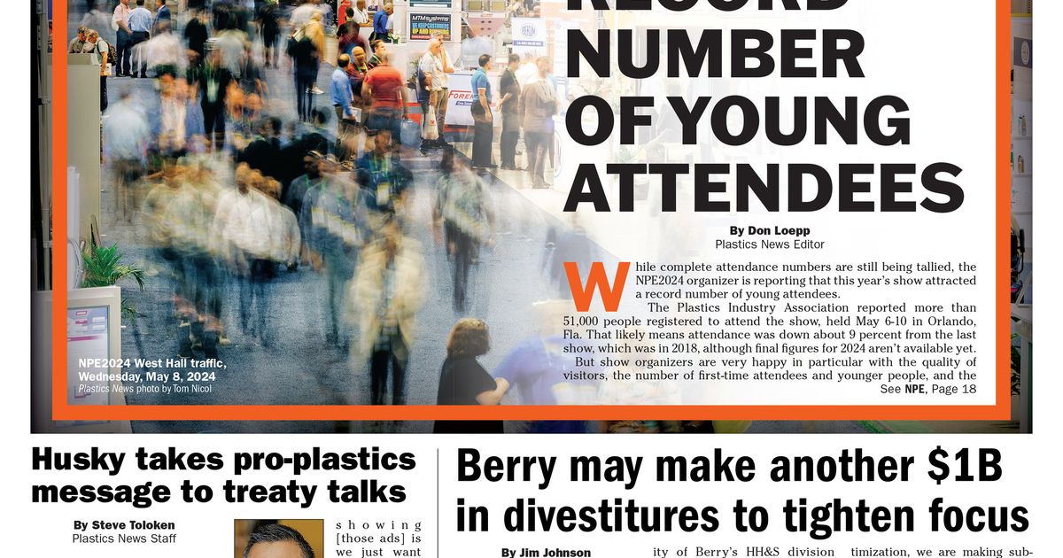 The latest edition of PN is out now | May 20, 2024 | Plastics News