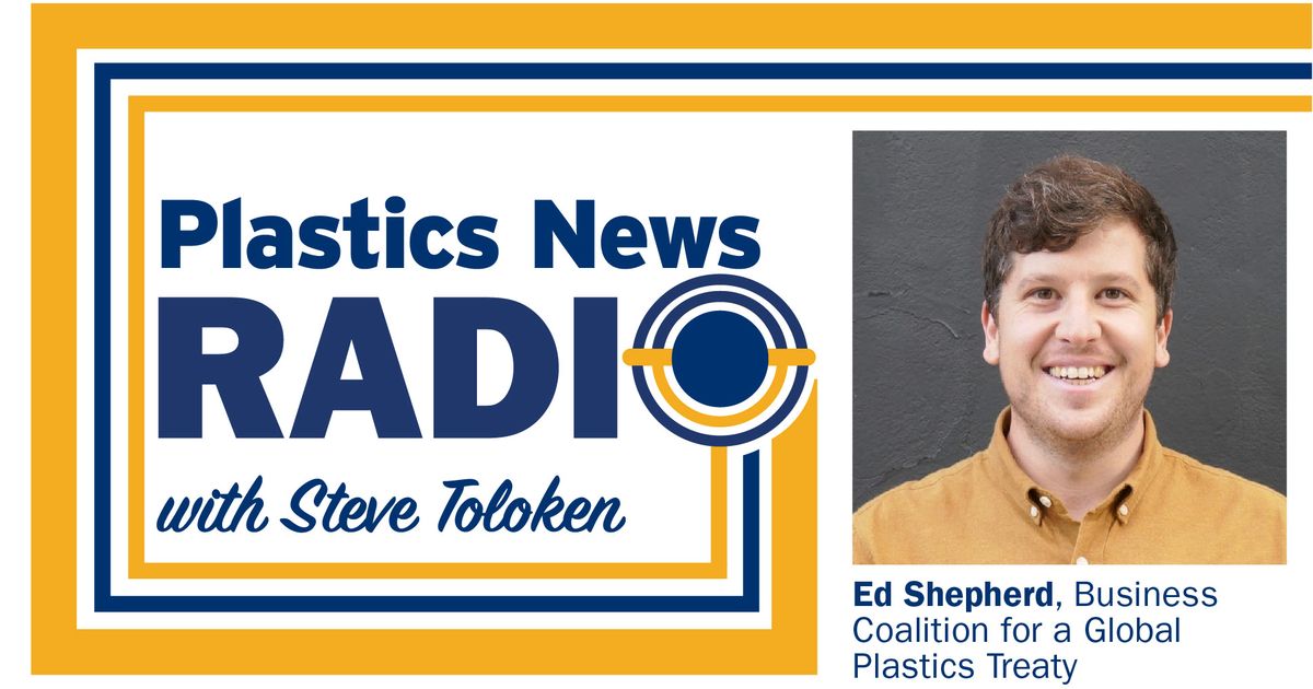 Ed Shepherd, Business Coalition for a Global Plastics Treaty, shares ...