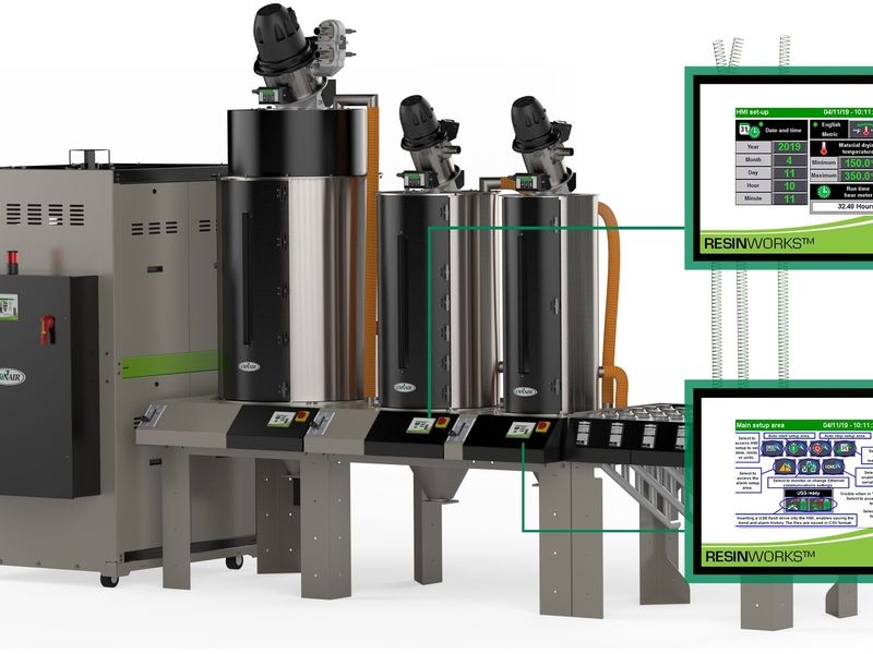Conair launches touchscreen control for each hopper | Plastics News